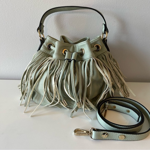 NYC Expressions | Bags | Expressions Nyc Fun Fringe Bag Mint Green ...